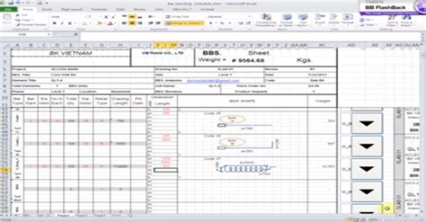 Bar Bending Schedule Program In Microsoft Excel Percommerce