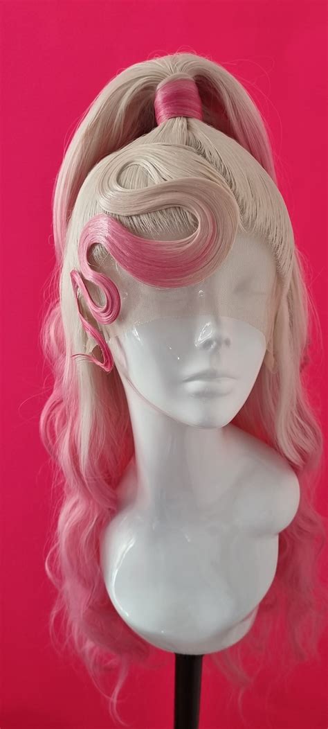 Blonde Wig Pink Wig Halloween Wig Cosplay Wig Synthetic Wig