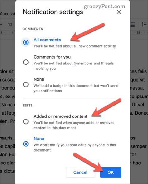 How To Enable Notifications For Google Docs
