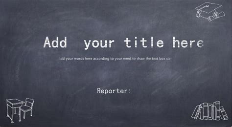 Chalkboard Powerpoint Template