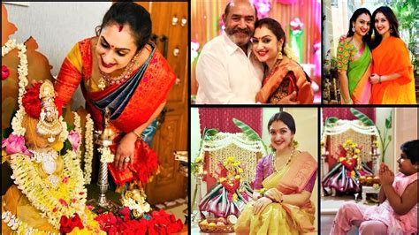 Pritha And Sridevi Vijayakumar Varalakshmi Pooja Celebration