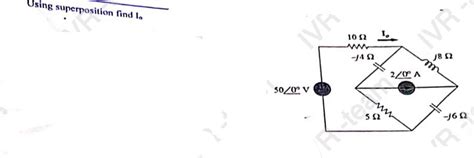 Solved Using Superposition Find I。