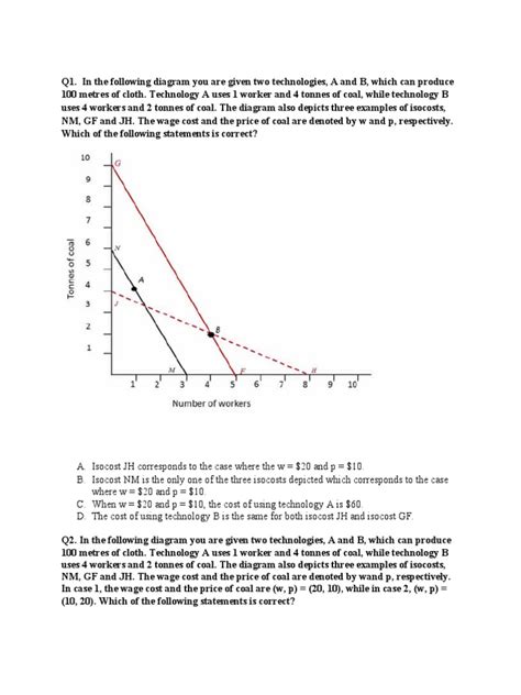 Unit 2 Practice Questions Pdf Production Function Economies
