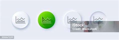 꺾은선형 차트 아이콘입니다 재무 그래프 기호입니다 선 아이콘 벡터 0명에 대한 스톡 벡터 아트 및 기타 이미지 0명 3차원 형태 경제 Istock