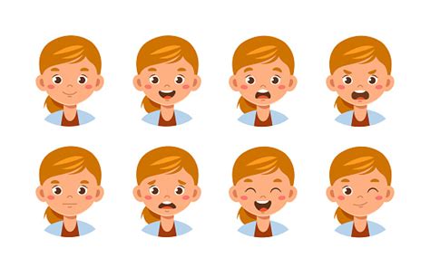 여의사 생성자 다양한 감정과 감정을 가진 의료 제복을 입은 여성 사용자 정의를 위한 키트 머리와 얼굴의 팩 플랫 벡터 컬렉션