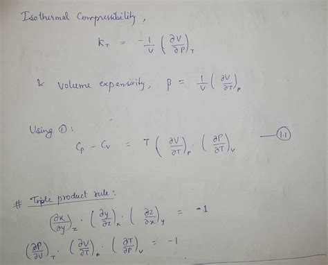 [solved] for the derived relation between cp and cv ap 1 rt cp cv
