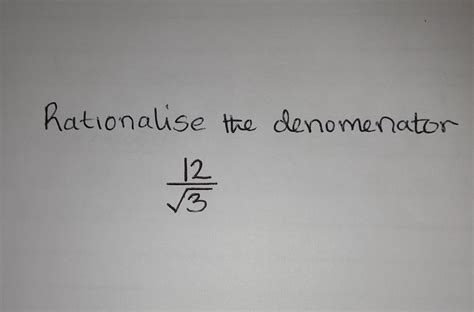 Gcse Learn How To Rationalise The Denominator Surds Mathsmadeeasy Igcsemaths Facebook