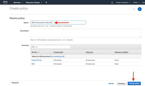 assign iam ses role to ec2 instance apps developer blog