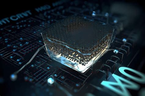 Premium Ai Image Nanotechnology Microchip Chip Board Processor