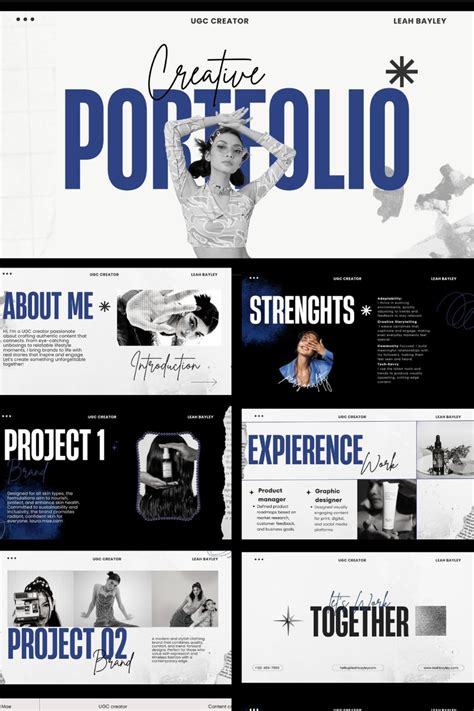 ugc portfolio template canva social media template ugc digital