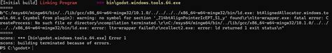MinGW Linking Issues Issue Godotengine Godot GitHub