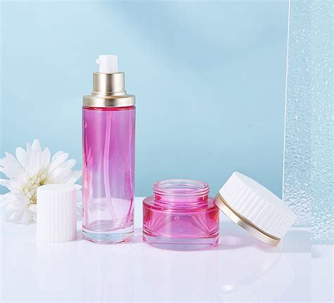 Wholesale Luxury Skin Care Packaging Purple Gradient Cosmetic