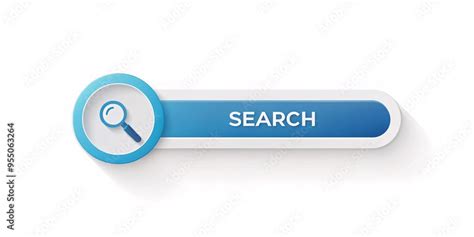 Modern Search Bar UI Element Clean And Minimalist Search Bar Interface Element Perfect For