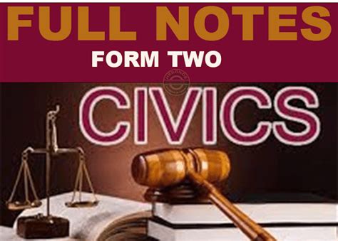 Full Notes Civics Form Ii O Level Tanzania