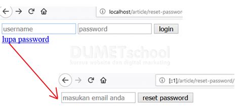 Reset Password Dengan Verifikasi Email Menggunakan Codeigniter Part 1 Kursus Web Programming