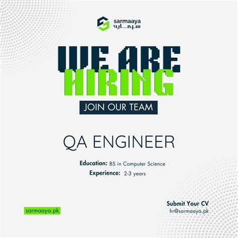 Islamabad Based 🚀 Were Hiring Join Our Team As A Qa Engineer 🚀 Are