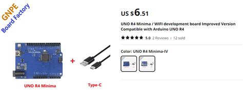 新型 Arduino Uno R4 Minimaのクローンを買った！！ Renesas Ra4m1 Arduino Uno R4