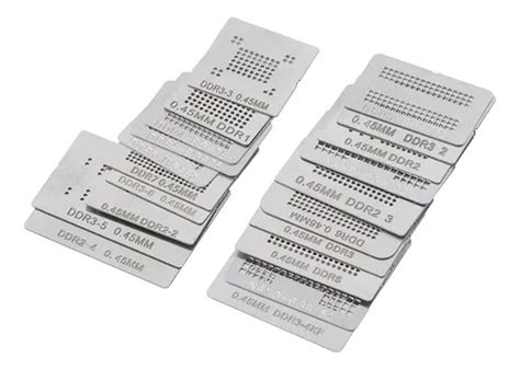 20 Stencil Para Memoria Ddr Calor Direto Reballing Nand Bga