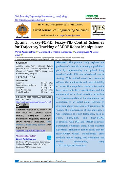 optimal fuzzy fopid fuzzy pid control schemes for trajectory tracking