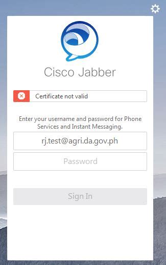 Cisco Jabber Login Issue Cisco Community