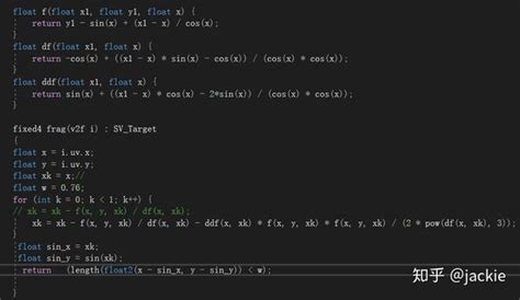 用shader绘制等宽sin曲线 知乎