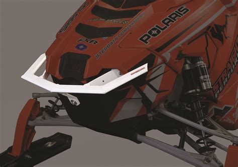 Straightline Performance Base White Front Bumper Snowmobile 182 109