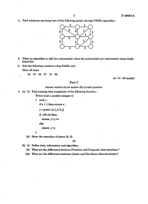 b tech question papers calicut university cs it 09 303 ptcs 09 302