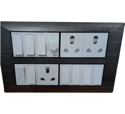 Pvc Modular Switch Board Finishing Type Matte Finish At Rs 550 Piece In Nathdwara