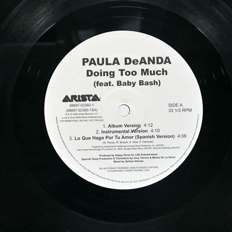 Yahooオークション Paula Deandadoing Too Much Walk Away Reme