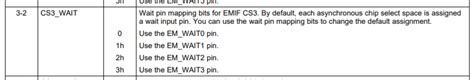 Tms320c5504 Emif Wait Pin Mapping Processors Forum Processors Ti E2e Support Forums