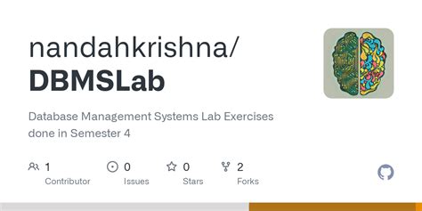 Github Nandahkrishnadbmslab Database Management Systems Lab