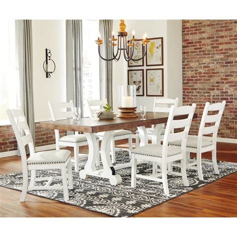 Signature Design By Ashley Valebeck D546d6 Dining Table And 6 Chairs