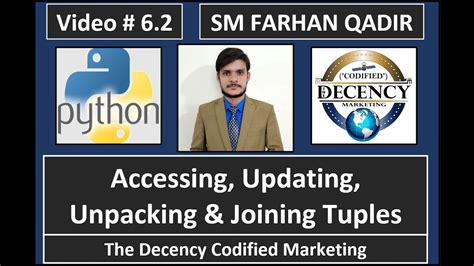 62 Accessing Update Unpack And Joining Tuples Python Tuple