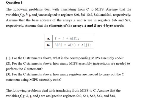 Solved Question 1 The Following Problems Deal With