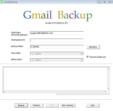 Backup Your Gmail Account Remote Administration For Windows