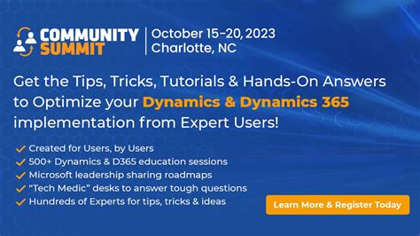 User Group For Dynamics 365 D365ug On Linkedin Dynamics365 D365 Bizapps Mysummitna