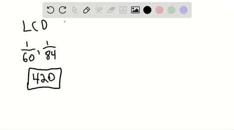 SOLVED Find The Least Common Denominator LCD For Fractions With Numerade