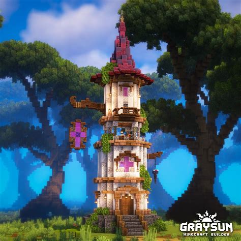 Minecraft Magic Tower Minecraft Houses Minecraft Cottage Minecraft