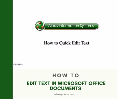 How To Edit Text In Microsoft Office Documents Artofit