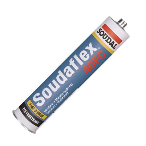Soudal Soudaflex 40FC Polyurethane Adhesive 310ml Black | Welding and ...