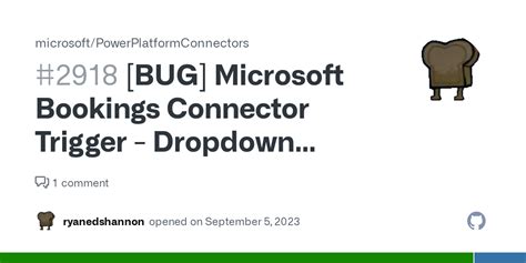 BUG Microsoft Bookings Connector Trigger Dropdown Custom Question No Answer Field Issue