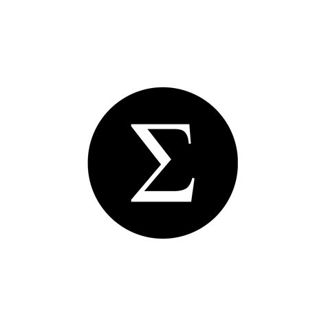 Sigma Symbol Copy Paste σ Σ ς Summation Notation