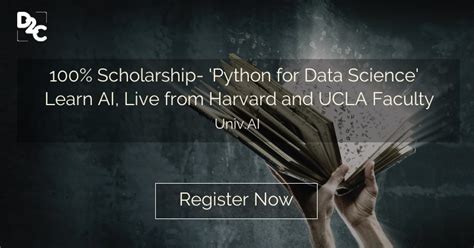100 Scholarship Python For Data Science Learn Ai Live From