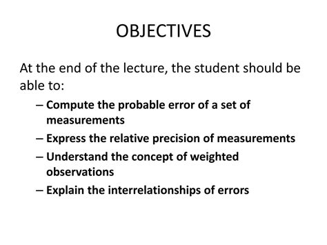 SOLUTION Lesson 5 Probable Errors Studypool