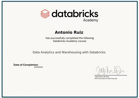 Antonio Ruiz On Linkedin Databricks Sql Dataanalytics Warehousing