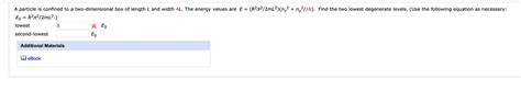 solved a particle is confined to a two dimensional box of