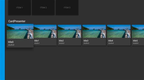 How To Use Presenter And Viewholder Android Tv Application Hands On