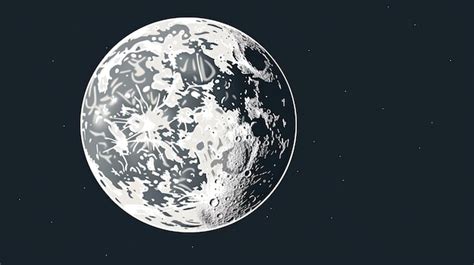 Premium Ai Image Moon Vector
