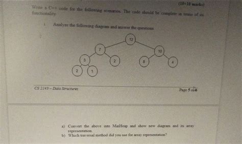 Solved 1010 Marks Write A C Code For The Following