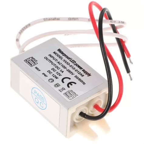 VAC TO V Dc Converter LED Strip Adapter Driver Fully Waterproof PicClick UK